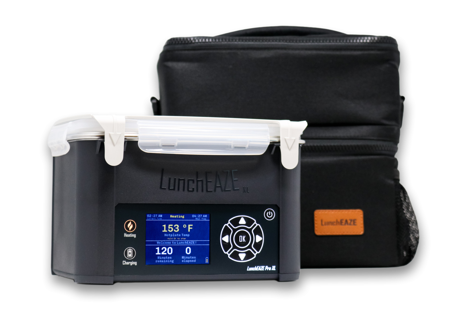 LunchEAZE - Cordless, Smart, Self-Heated Lunch Box