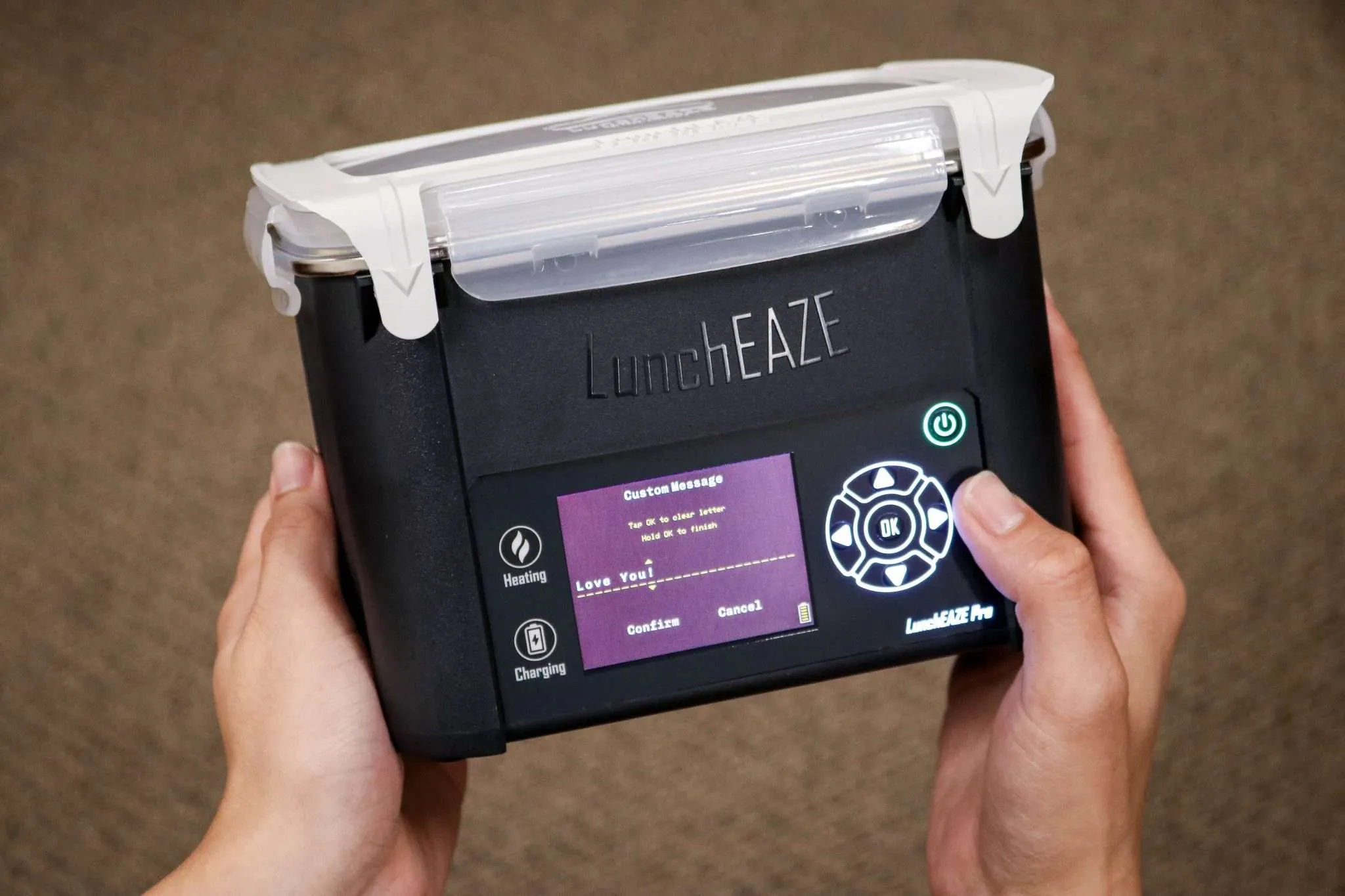 LunchEAZE - Cordless, Smart, Self-Heated Lunch Box